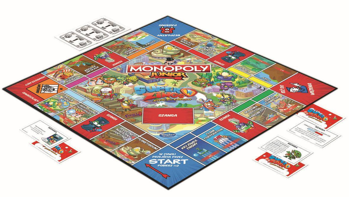 Gra monopoly junior super zings | ZABAWKI \ Gry PRODUCENCI \ Hasbro ...