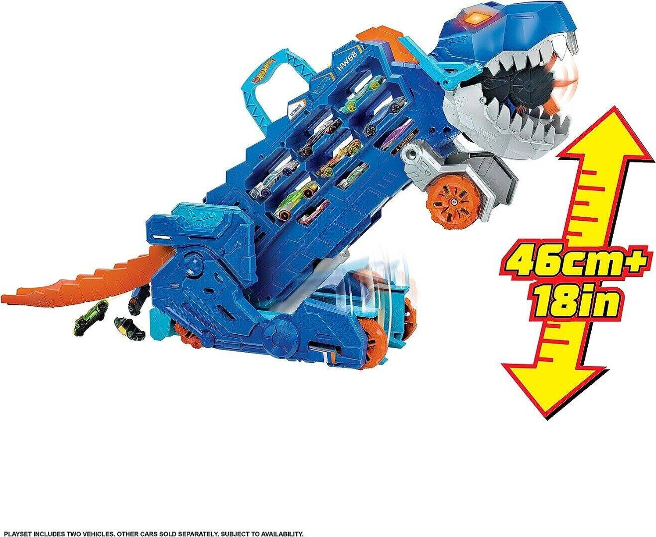 Hot Wheels HNG50 City T-Rex Mega Transporter Zestaw 140022 | ZABAWKI ...