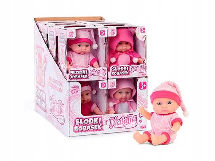 Lalka Natalia Słodki Bobasek 14 cm 16 wzorów 121494 | ZABAWKI \ Lalki i ...