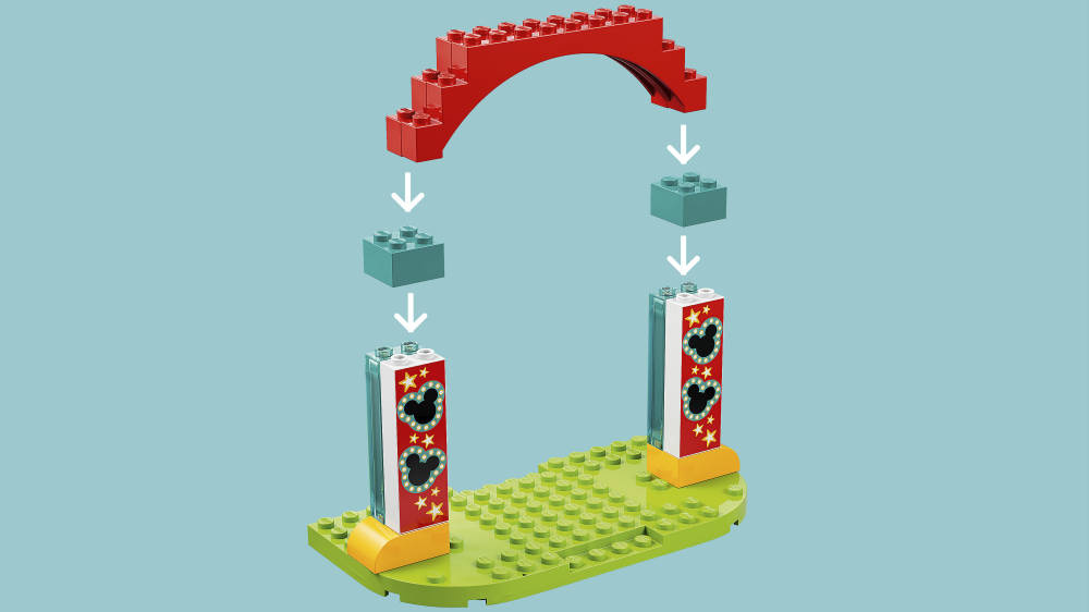 Lego 10778 Disney Miki, Minnie i Goofy w wesołym miasteczku | ZABAWKI ...