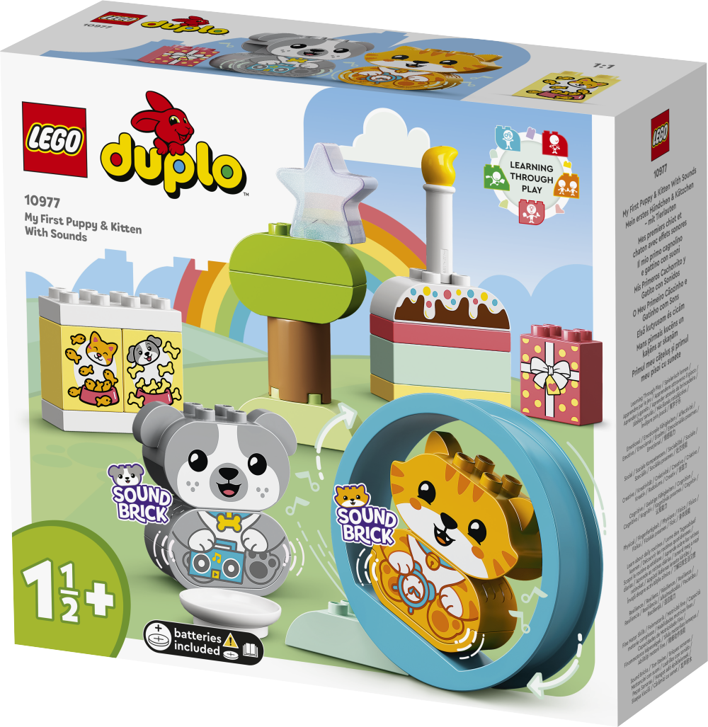 Lego 10977 Duplo Mój pierwszy szczeniak i kotek z odgłosami | ZABAWKI ...