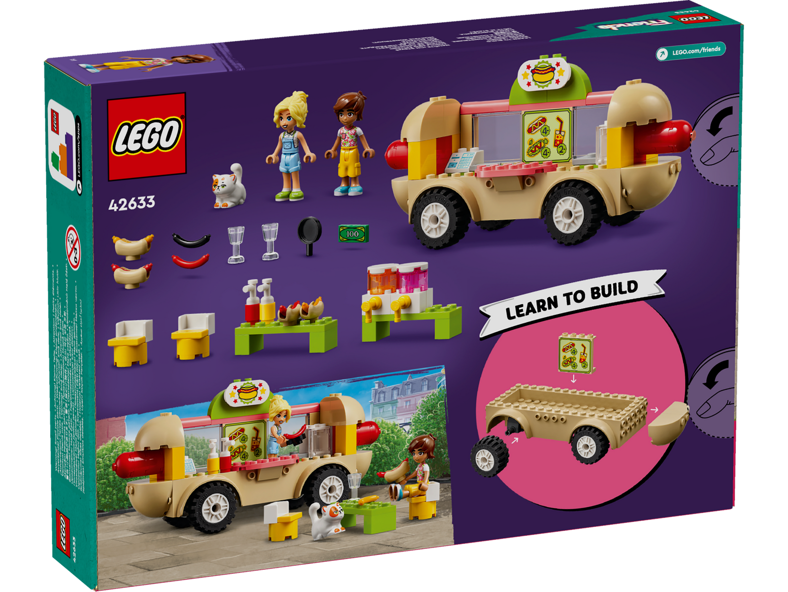 Lego 42633 Friends Food truck z hot dogami | ZABAWKI \ Klocki \ Lego ...
