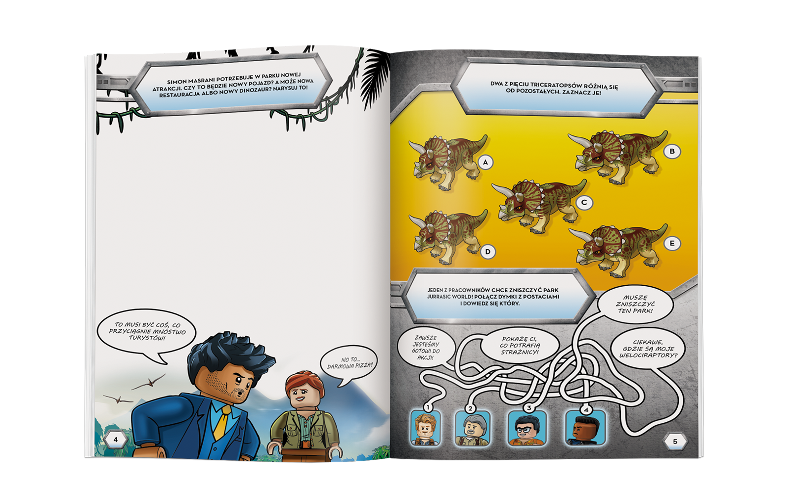 Lego Jurassic World. Przygody Z Dinozaurami 334482 | ZABAWKI \ Figurki ...