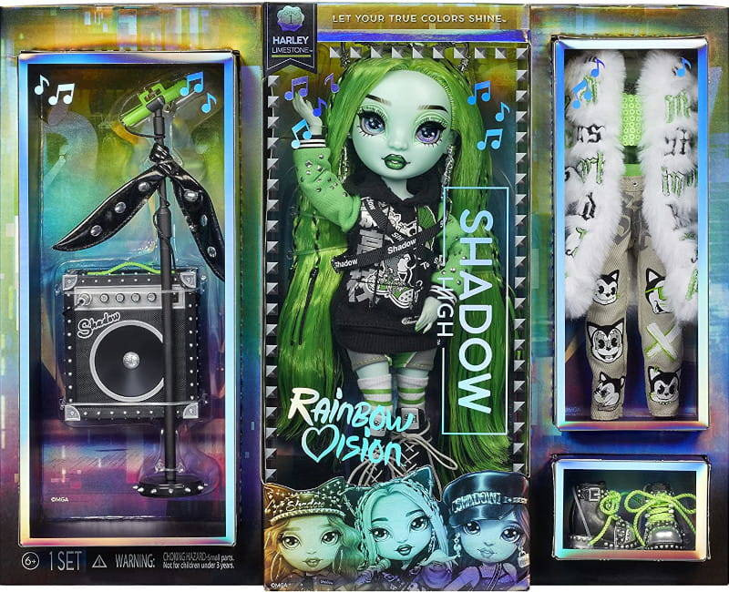 Rainbow High Neon Shadow Lalka Harley Limestone 582762 | ZABAWKI ...